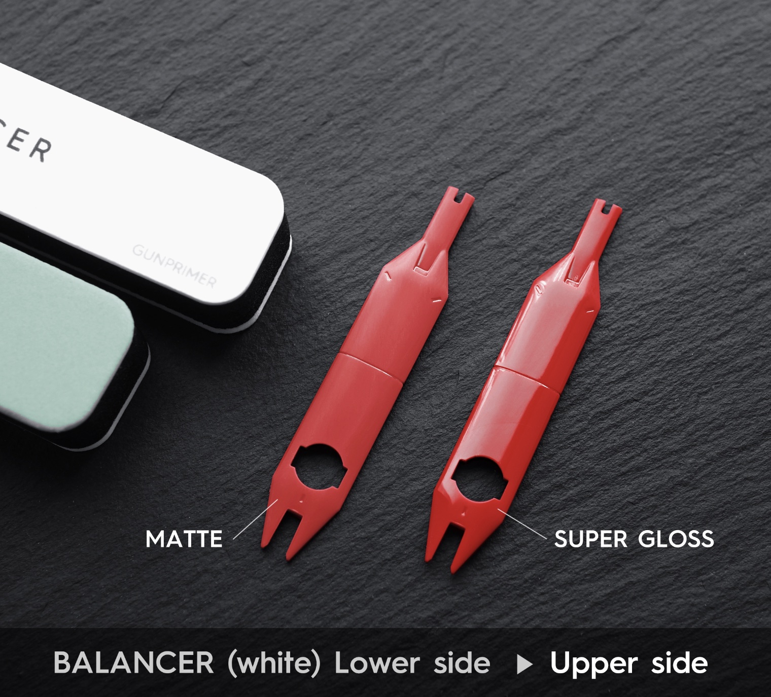 [GUNPRIMER] Balancer Gray (3 ชิ้น) / White (3 ชิ้น) แท่งขัดชนิดด้านจาก ...