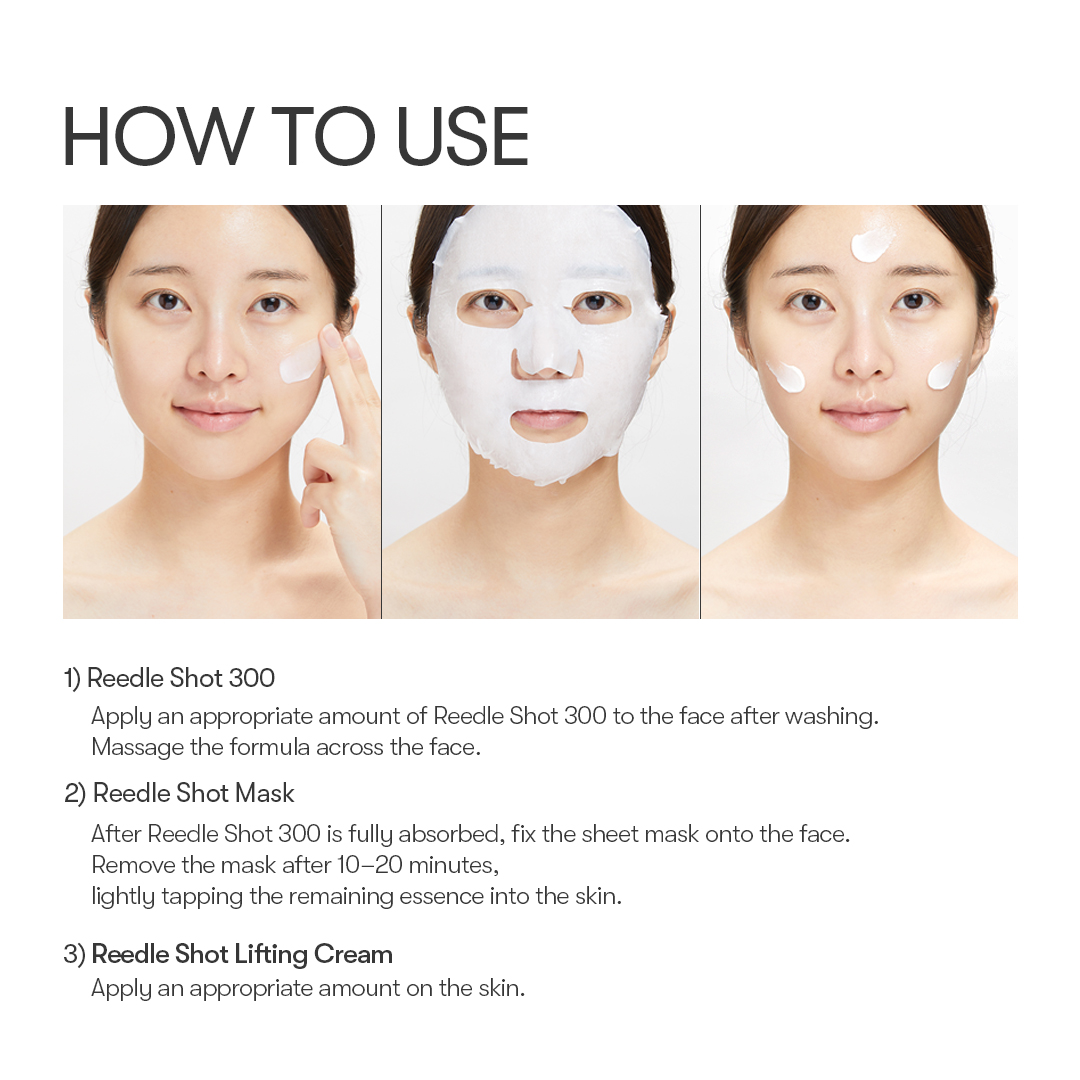 [VT] ALL IN ONE 3 STEP mask SET (ชุดมาส์กหน้า REEDLE & VITA-LIGHT ...