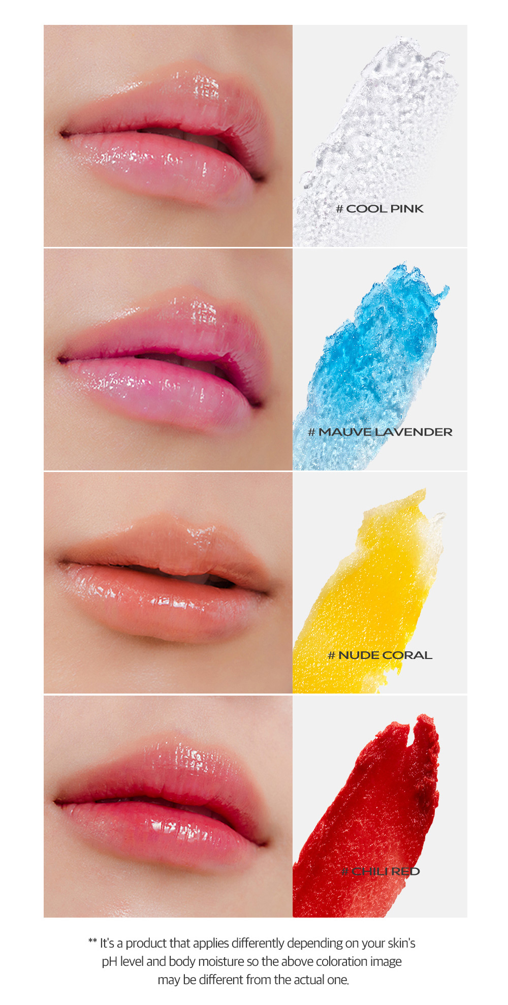 INGA Water Freeze Lip&Cheek (4 colors) อิงกา วอเทอร์ ฟรีส ลิป & ชีค คู ...