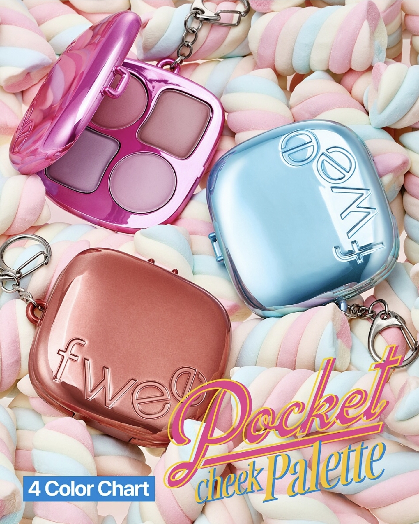 Fwee Pocket Cheek Palette 4 สี (ของแถม) | Shopee Thailand