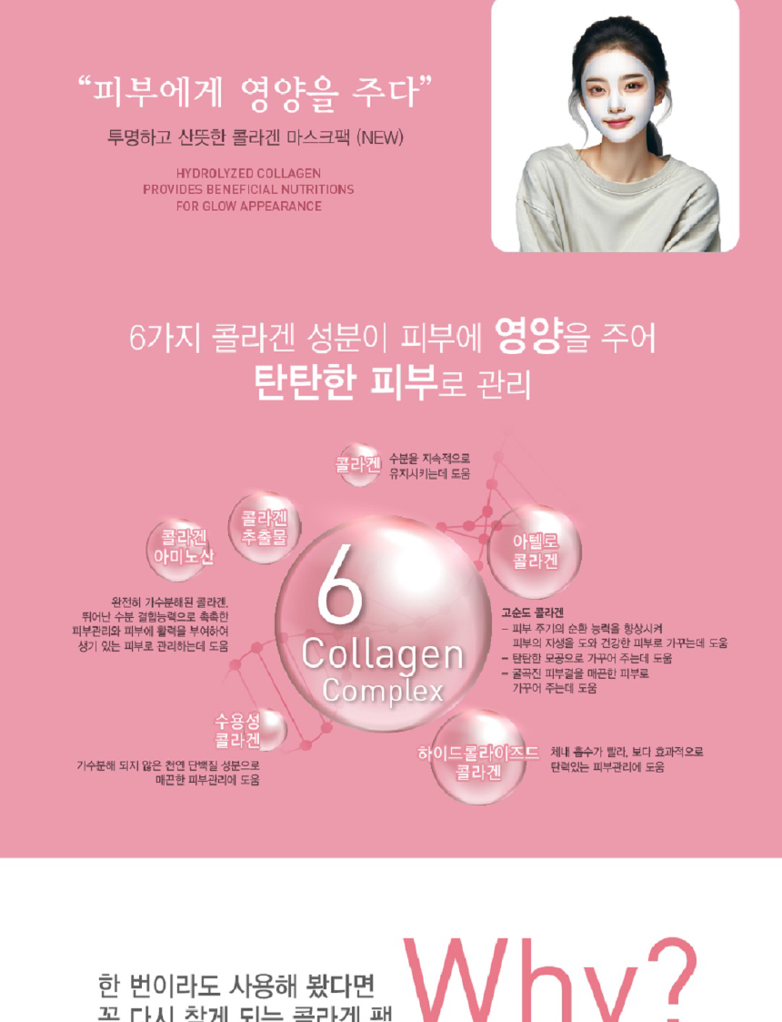 Dr.phamor Collagen Facial Sheet Mask-Nutrition (1SET=10EA) | Shopee Thailand