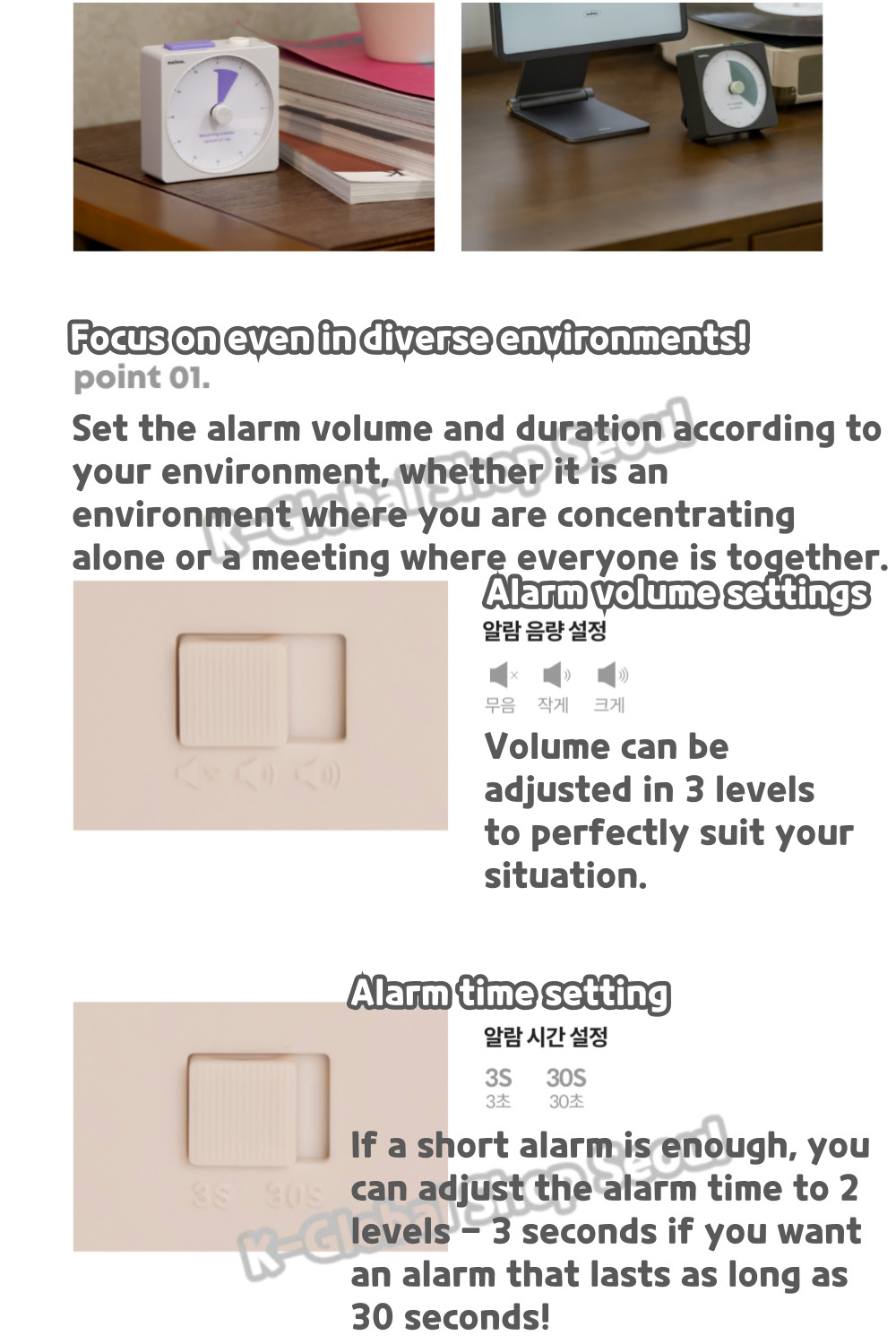 Nelna Focus on Study and Work Timer 3 สี | Shopee Thailand