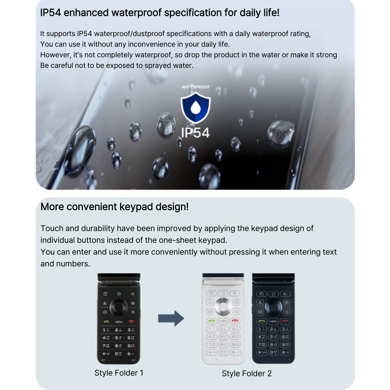 MIVE Style Folder 2 (AT-M140) 32GB/ โทรศัพท์ฝาพับ | Shopee Thailand