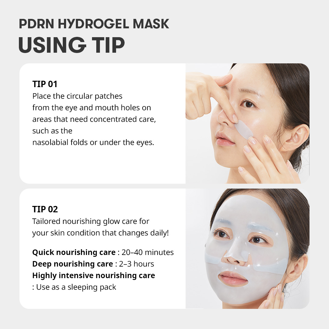 [VT] PDRN Hydrogel Mask 1 ชิ้น PDRN จากพืช การปรับปรุงริ้วรอย ดูแลกระจ่างใส [Official Flagship ...
