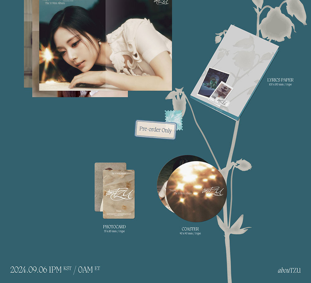 [POB] (HEAVEN Ver.) Tzuyu (TWICE) [abouTZU] MINI ALBUM (Sep2024 ...