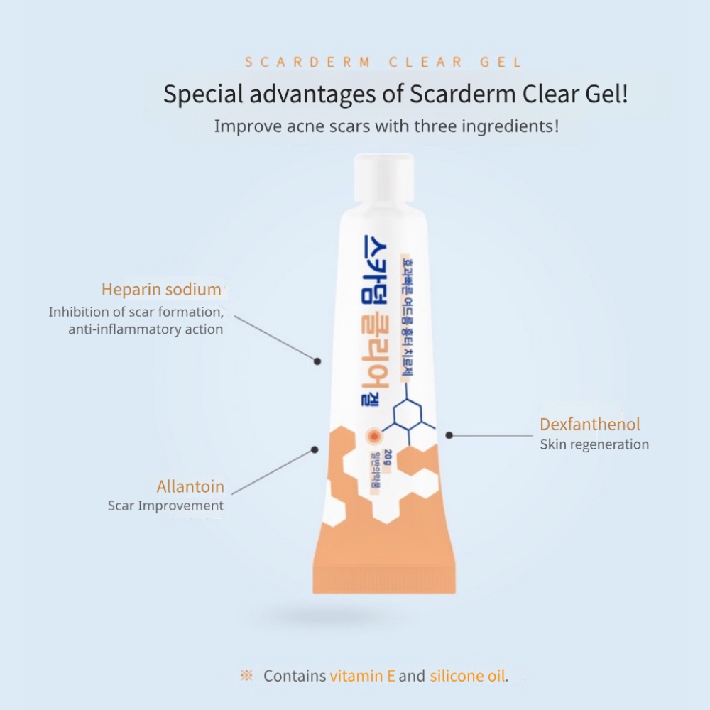 Scarderm Gel 20g Clear Gel - Dermatologist-Recommended Treatment for ...