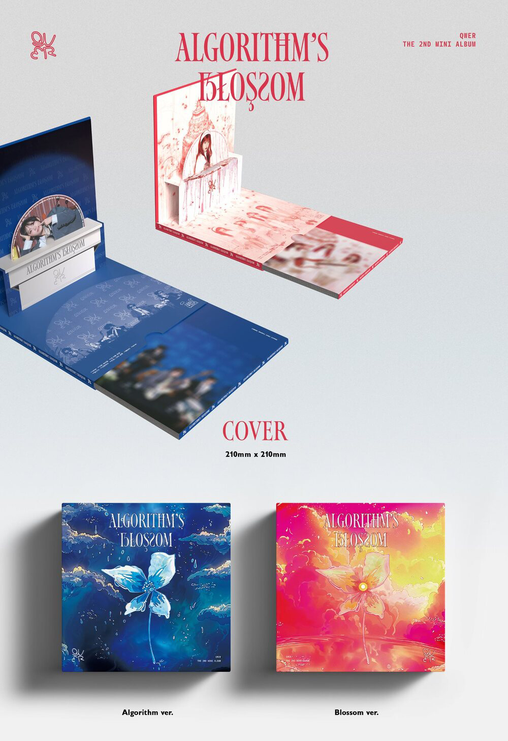 QWER [ALGORITHM'S BLOSSOM] 2nd MINI ALBUM (24th Sep.2024) | Shopee Thailand