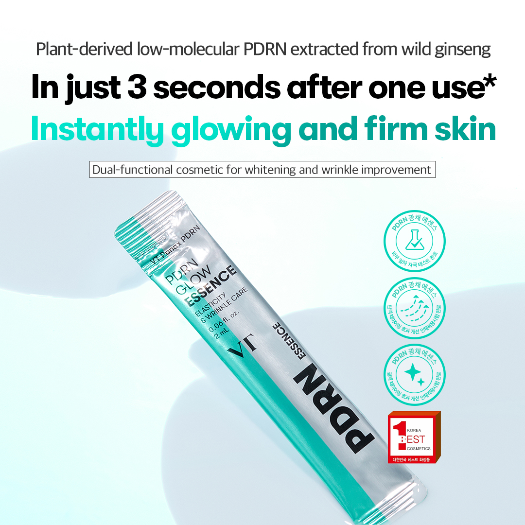 [VT] PDRN Glow Essence 2ml*6ea วีแกน PDRN เคลียร์โกลว์ กระชับ & เผยผิว ...