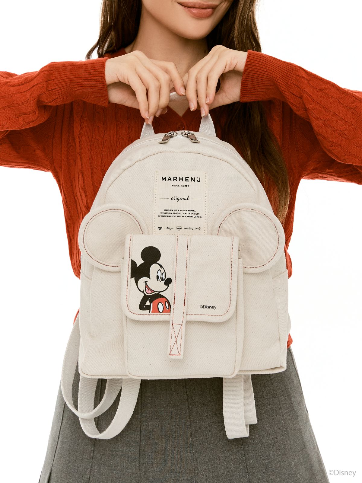 Marhen.j Mark Backpack DISNEY Edition ตัวเลือก 2 สี (Ivory, Black ...