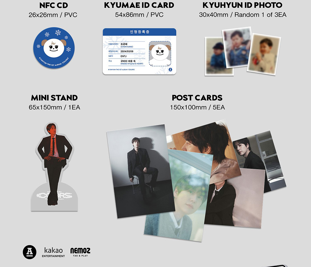 (KYUMAE ver.) KYUHYUN of Super Junior [COLORS] 1st Album (28th Nov.2024 ...