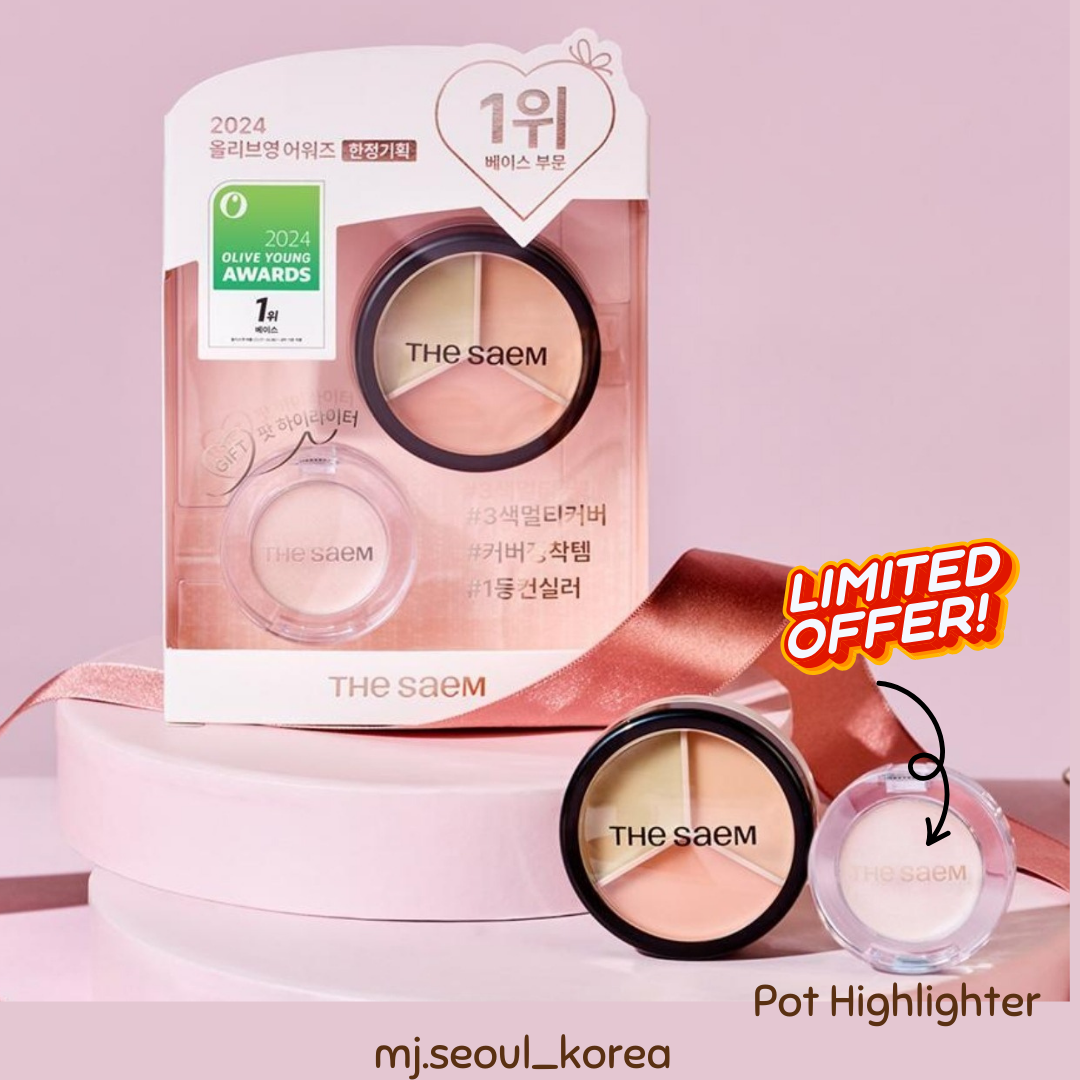 The Saem Cover Perfection Triple Pot Concealer | Shopee Thailand