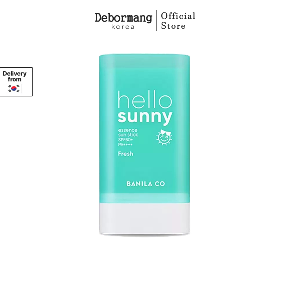 [BANILA CO] Hello Sunny Essence Sun Stick SPF50+ PA++++ กันแดด เพื่อความสดชื่น สีเขียว 18.5 กรัม ...