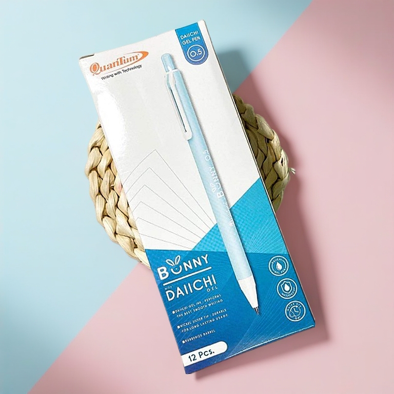 ปากกาหมึกเจล Quantum Bunny หมึกแห้งเร็ว 0.5 มม. 12 ด้าม | Shopee Thailand