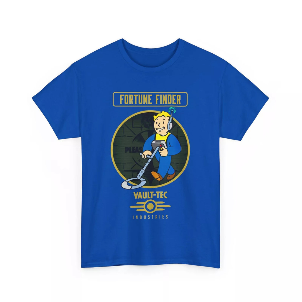 Fortune Finder Perk Fallout Game Shirt เสื้อยืด_unisex_สำหรับเกมเมอร์ ...