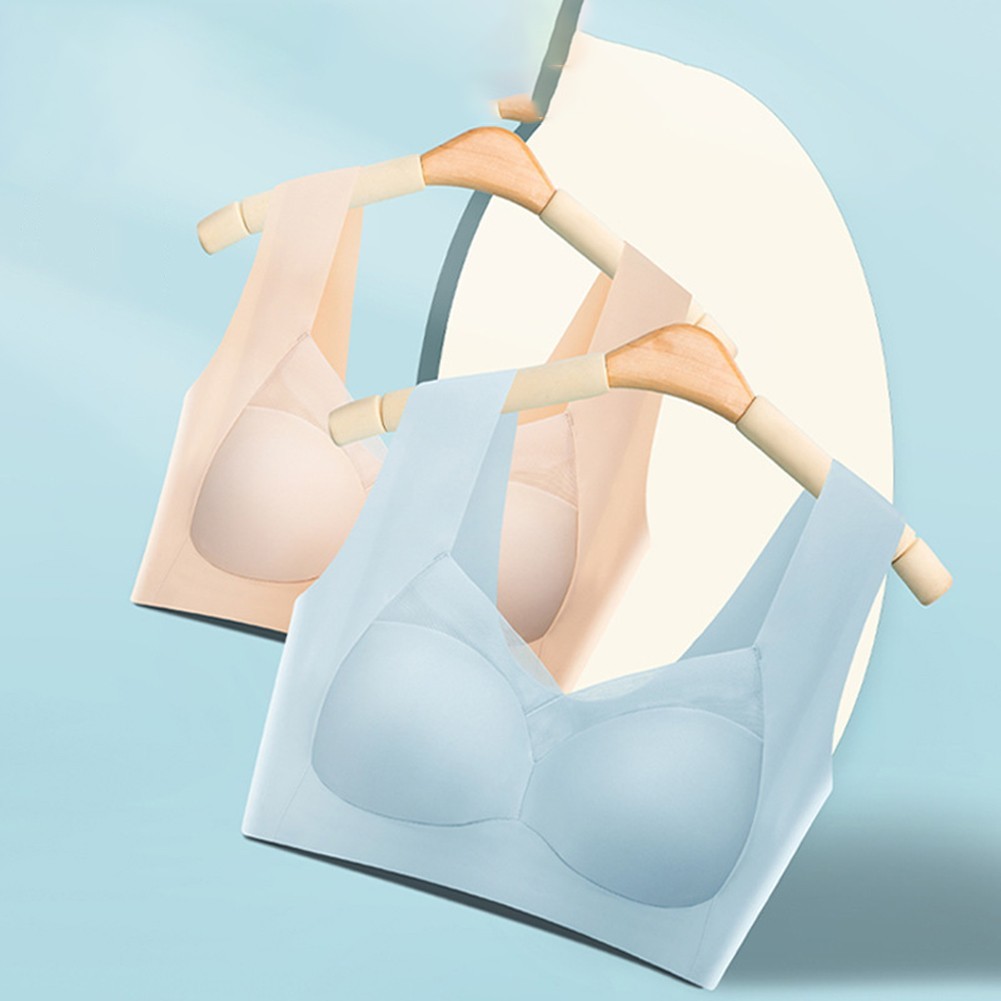 SUNYLF Hot Large Bra Fixed Cup ชุดชั้นในไร้ตะเข็บ | Shopee Thailand