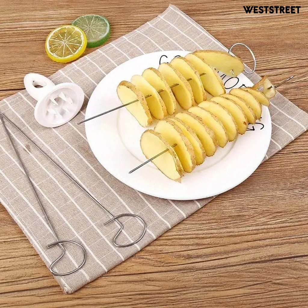 Weststreet Swirl Spiral Potato Slicer Multifunctional Potato Tower ทํา ...