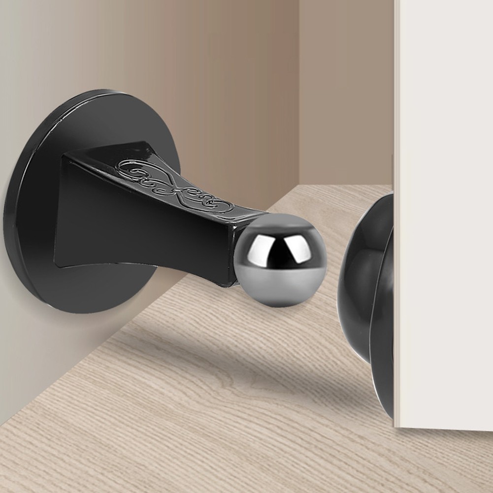 VAR Door Stopper Silent Anti-Collision Magnetic Wall Mount Catch สติกเก ...