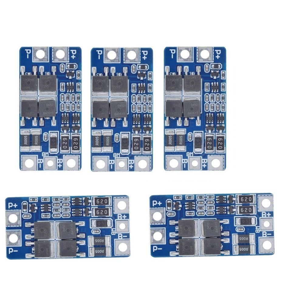 5PCS 2S 7.4V 8.4V 10A แบตเตอรี่ลิเธียมชาร์จป้องกัน Board Balancer ...