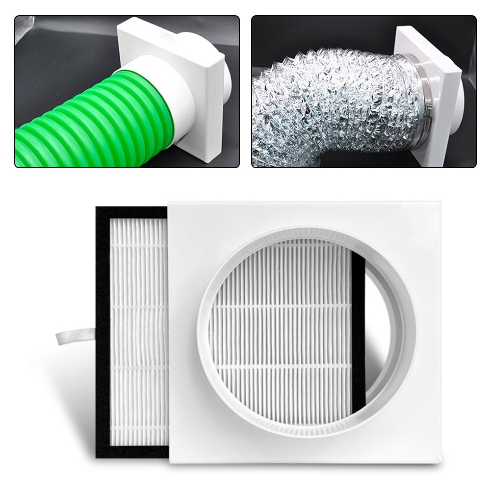 FIVESTDuct Air Filter High-Efficiency HEPA Duct Air Filter สําหรับท่อ ...