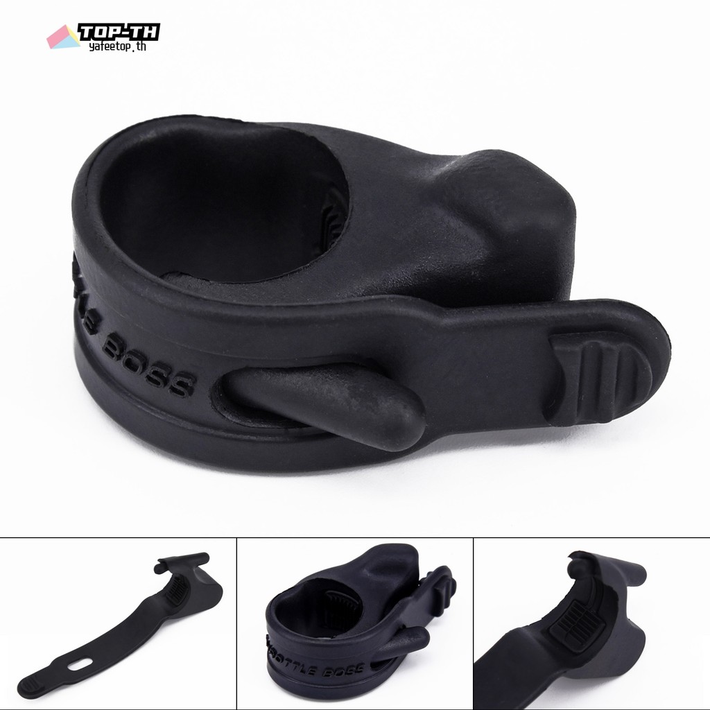 แฮนด์รถจักรยานยนต์สีดํา Oiling Throttle Booster Hand Grip Control ...