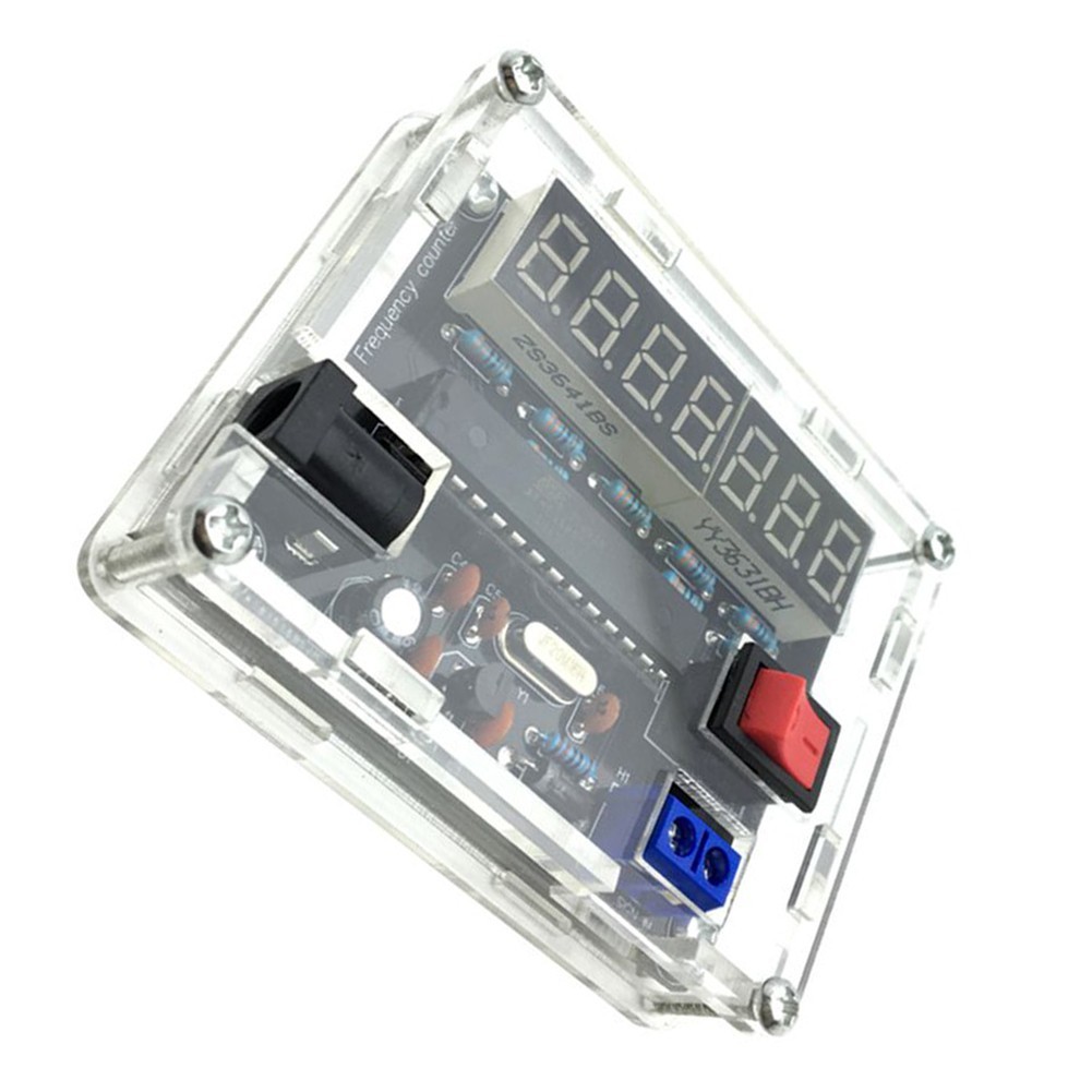 FIVEST10MHz ความถี่ DIY Kit AVR ความถี่เคาน์เตอร์ (พร้อมเคส) เคาน์เตอร์ ...