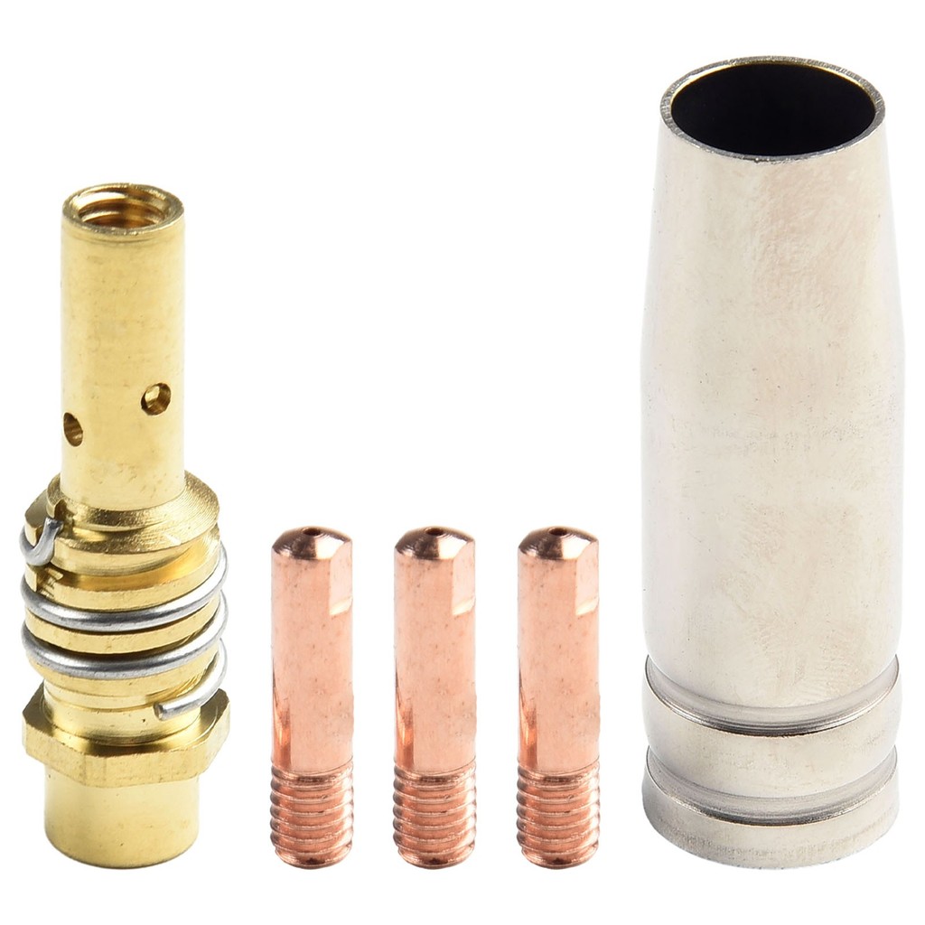 [CB] MIG Contact Tip วัสดุสิ้นเปลือง 5 ชิ้นการเชื่อม MIG MB15 15AK Contact Tip 0.8/1.0/1.2 มม. ...
