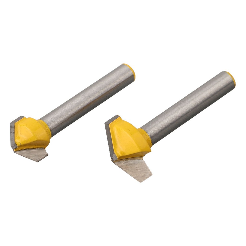 6 มม. 108 135 องศา V-shaped Flat Router Bit งานไม้แกะสลักเครื่องตัดม ...