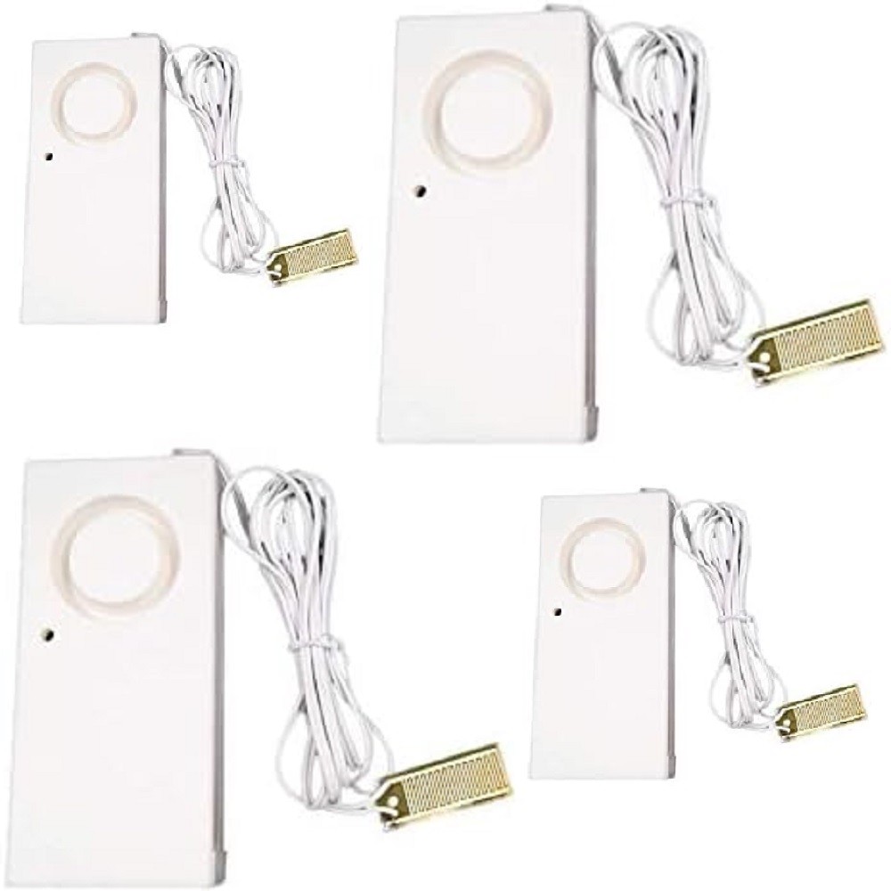 4 ชิ้น Water Leak Alarm Flood Level Overflow Detector Sensor Home ...