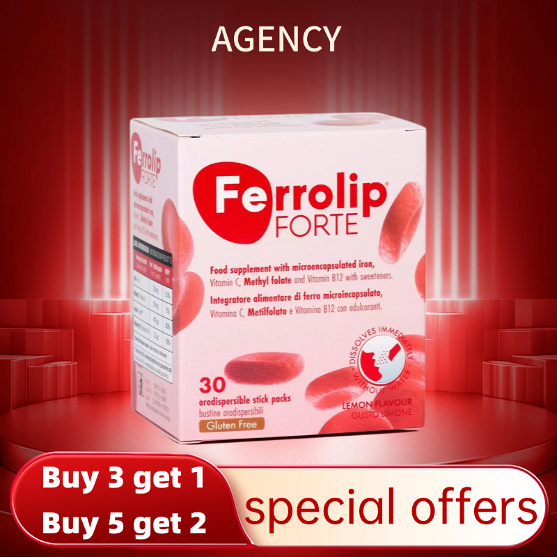 Ferrolip FORTE อาหารเสริมเหล็ก - 微铁 Capsules + 多维配方, ซื้อ 3 แถม 1 丨补气 ...