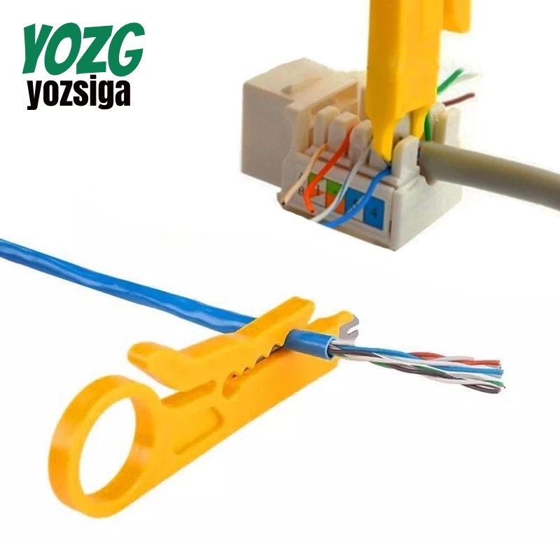 แบบพกพา Multi function มีดปอกไฟฟ้า Rimper Plier Cable Wire Striper ...