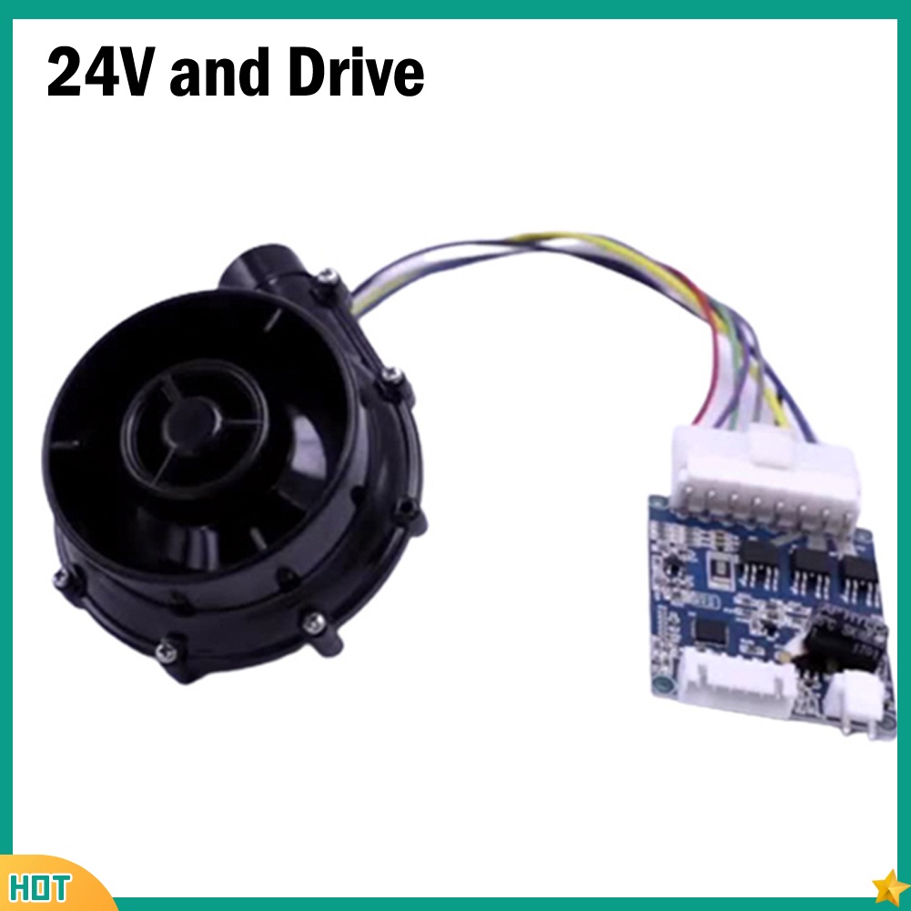 NEW Ws7040 12V 24V แรงดันสูงขนาดเล็ก DC Brushless Centrifugal Blower ...