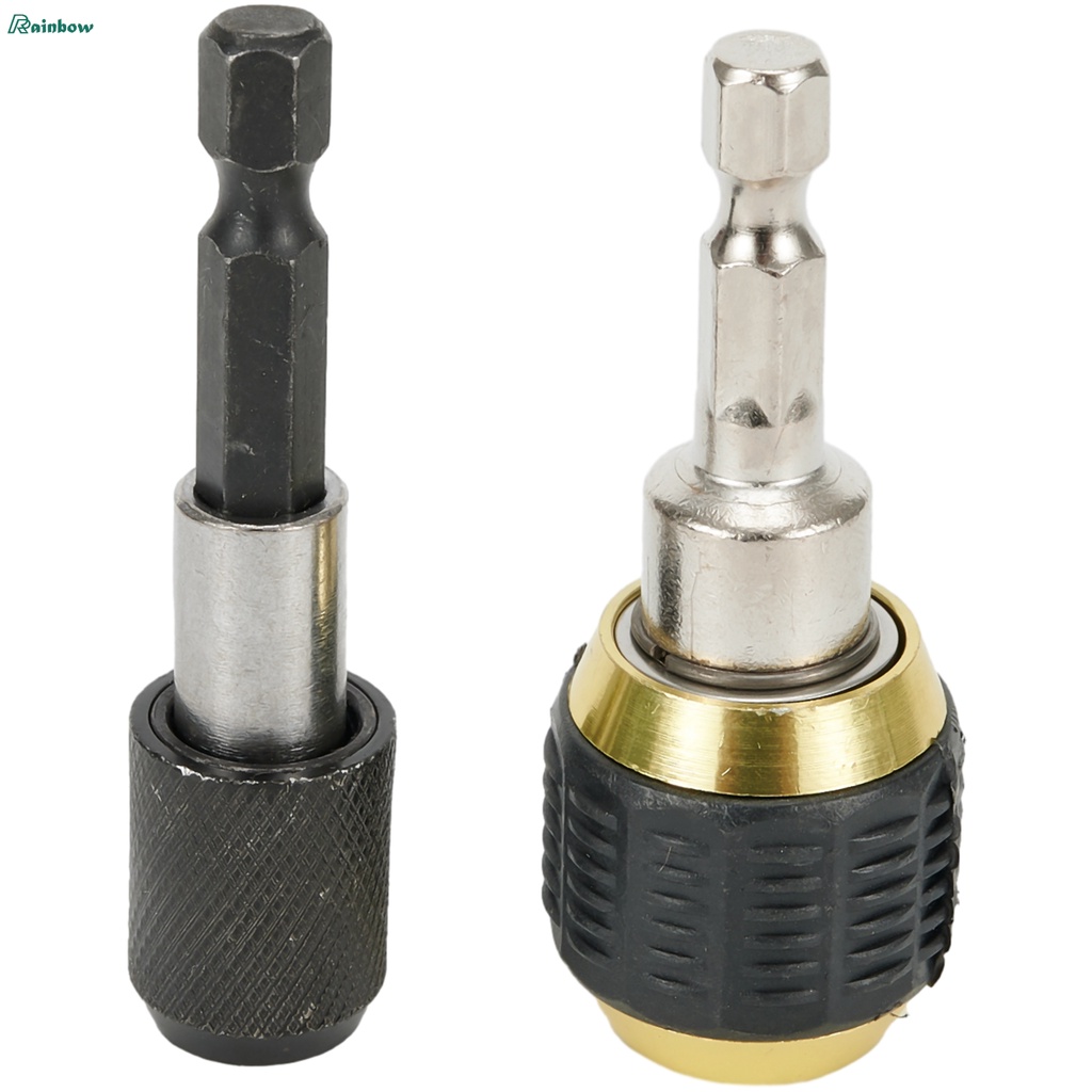 2 ชิ้น Hex Shank 60 มม. Keyless เจาะ Chuck Driver เปลี่ยนอะแดปเตอร์แปลง ...