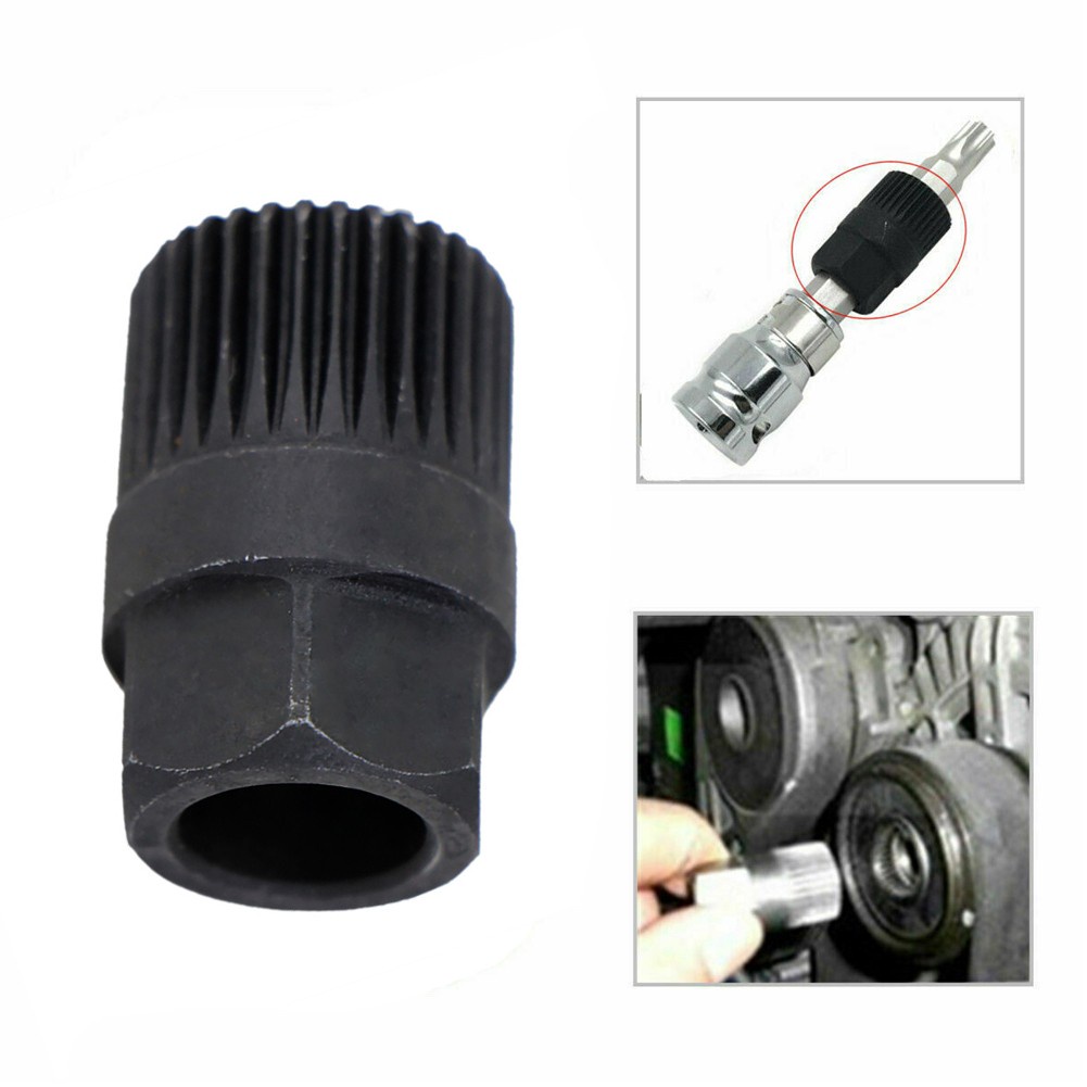 [HOT]Alternator เครื่องมือถอดรอกล้อคลัตช์ 33 ฟันสําหรับลูกรอกสายพาน V ...