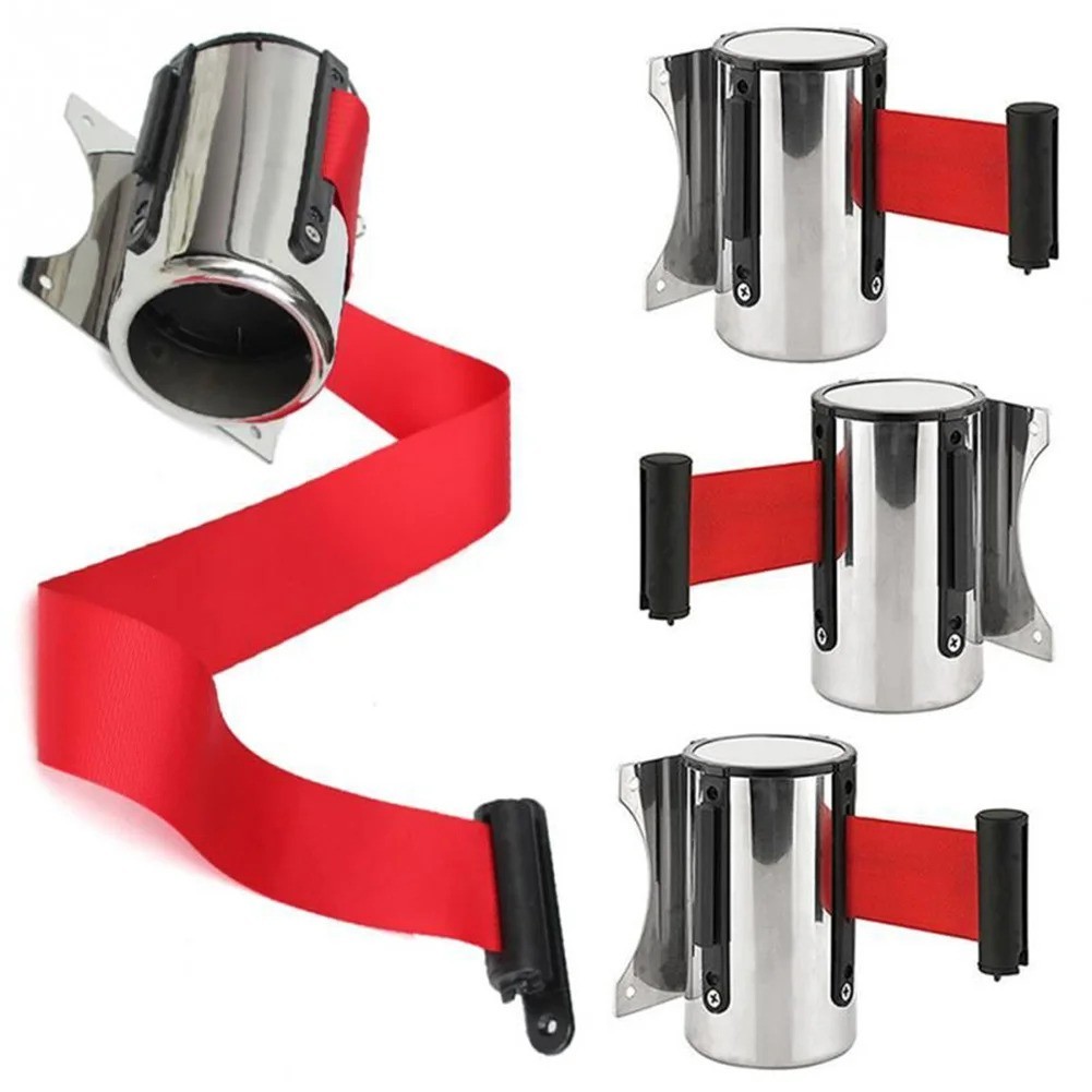 GTTR. พร้อมสต็อก 1 ชิ้นสแตนเลส Stanchion Quue Barrier Wall Mount Crowd ...