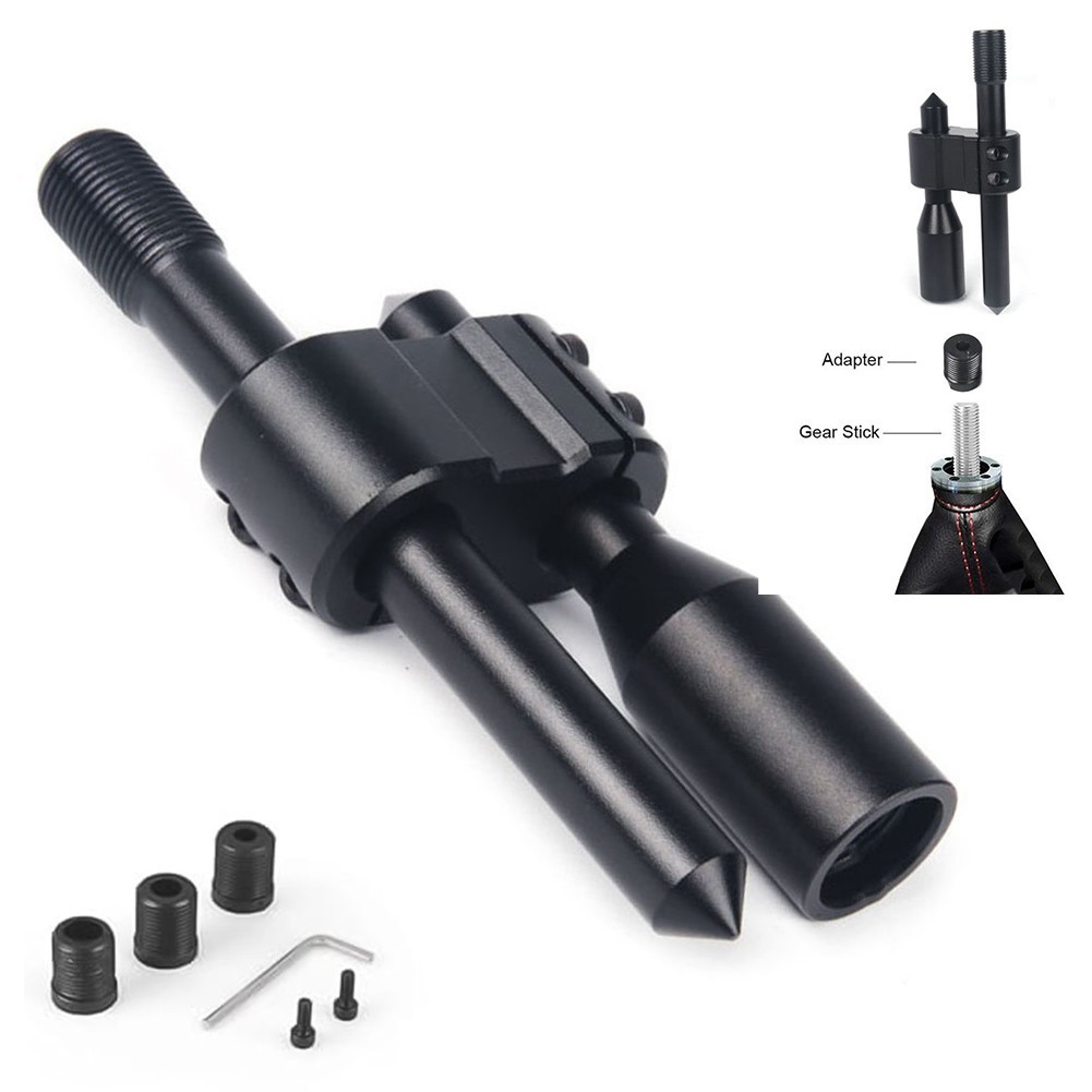 [GR] รถอลูมิเนียม H ประเภท Shift Knob Extension ปรับ Extender พร้อมอะแด ...