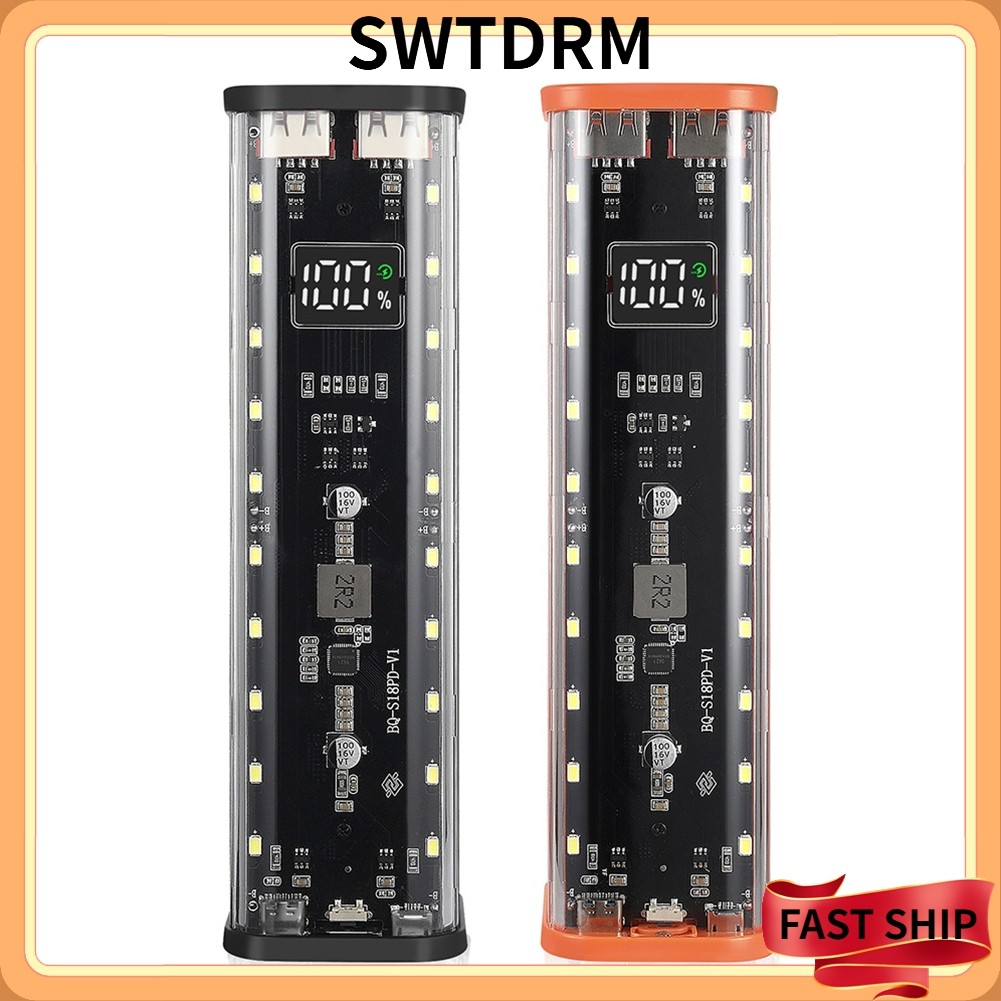 SWTDRM Hotเปลือกโปร่งใส 8 กล่องแบตเตอรี่เชื่อมฟรีเปลือกแบตสํารองที่เก็บแบตเตอรี่ | Shopee Thailand