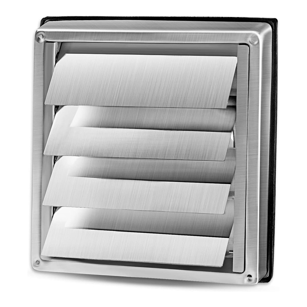 GR4/5/6 นิ้วสแตนเลสสตีลแรงโน้มถ่วง Grille Duct Vent Cover พร้อม Non ...