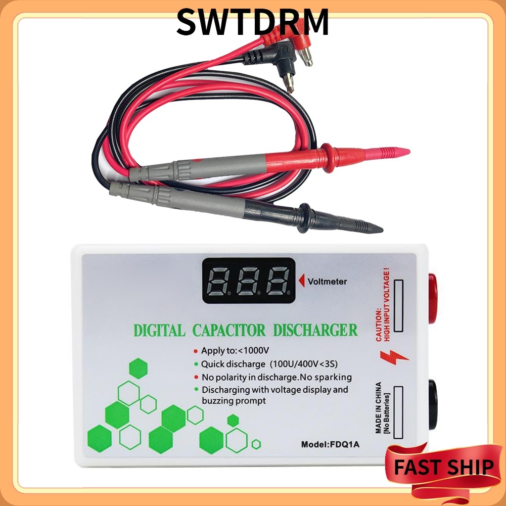 SWTDRM Hot ตัวเก็บประจุ discharger 10-1000V การป้องกันการคายประจุอย่างรวดเร็วแรงดันไฟฟ้าของช่าง ...