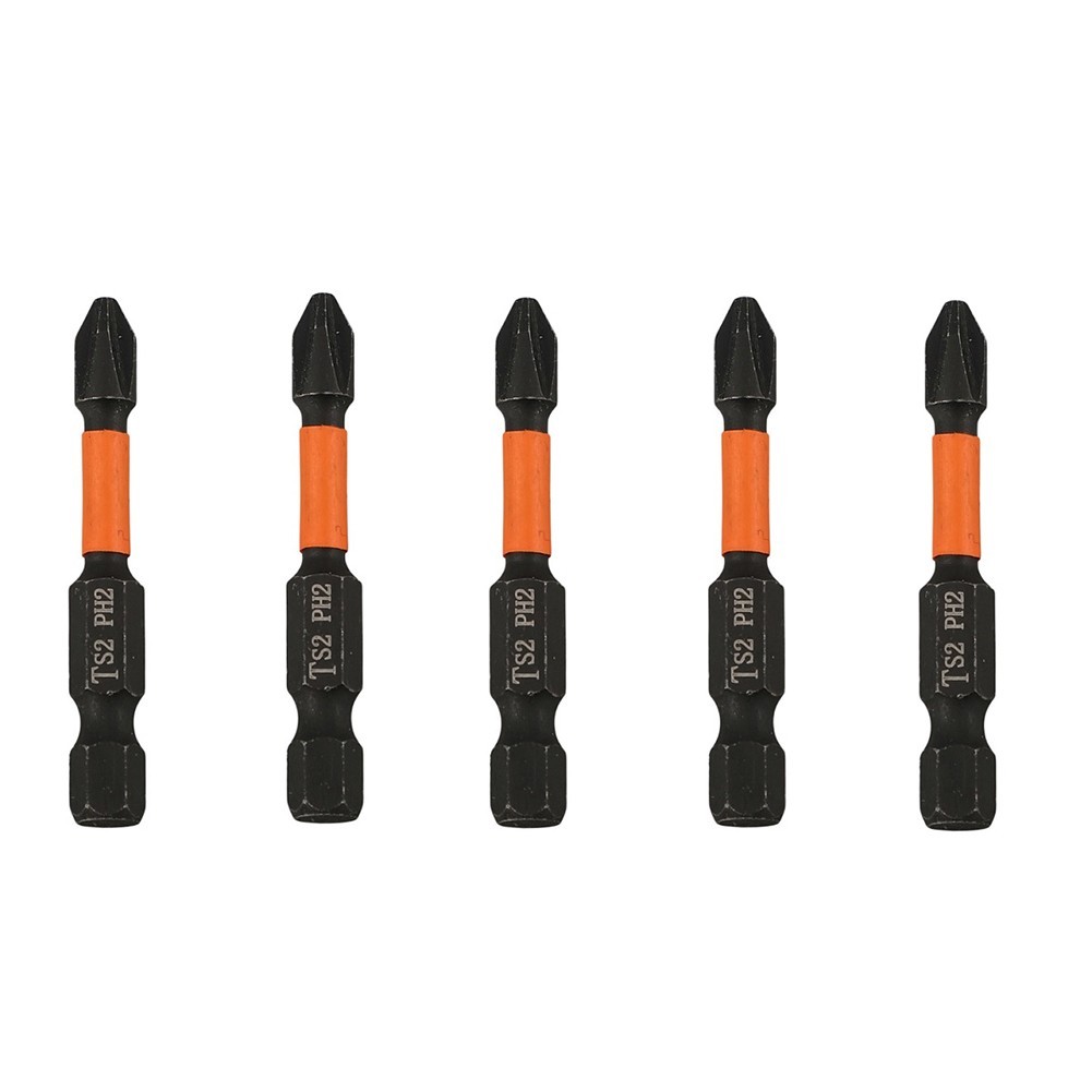 [BEU] 5 ชิ้น 50 มิลลิเมตร PH2 Hex Shank ไขควงบิตแม่เหล็กชุดหัวไขควง ...