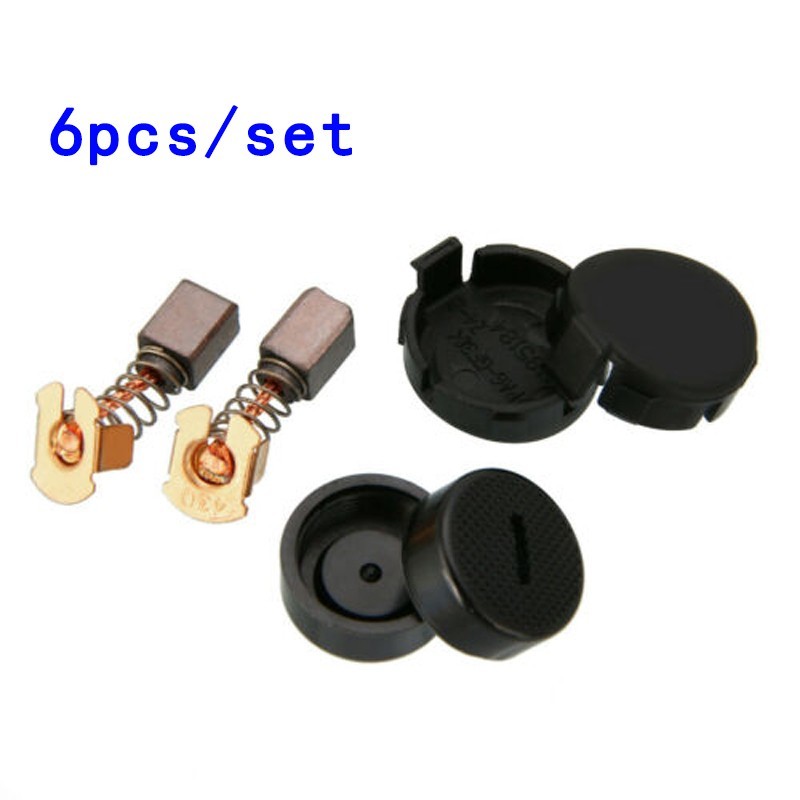 [MB] แปรงคาร์บอน 1 คู่ + ฝาครอบแปรง + ฝาครอบสําหรับ Makita BGA450 ...