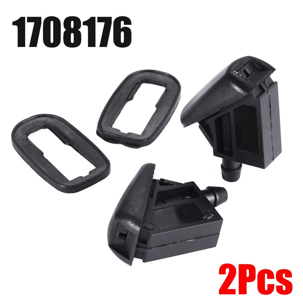 [GJ] 2 ชิ้นรถด้านหน้าเครื่องซักผ้ากระจกหน้ารถJet หัวฉีดสําหรับ Ford ...