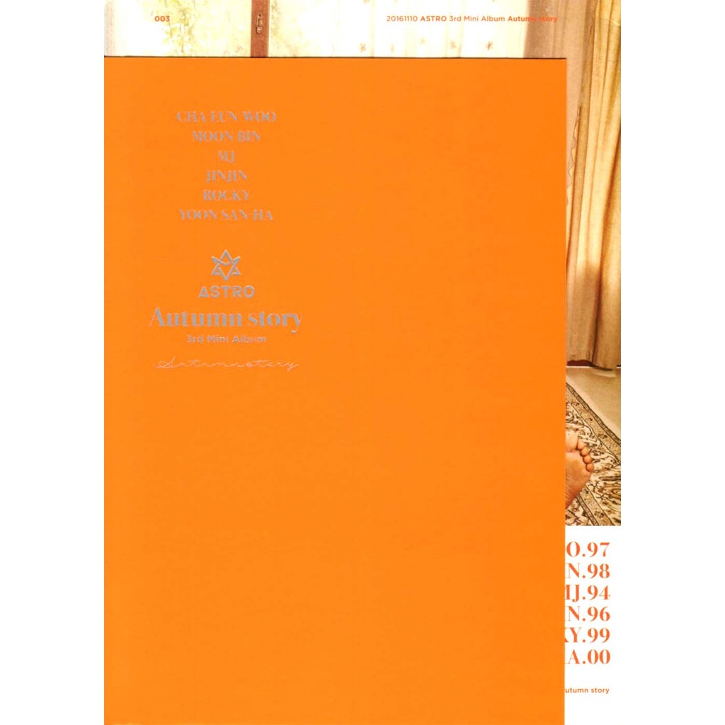 ASTRO – Autumn Story (อัลบั้มจิ๋ว 3 Orange Ver.) [ปิดผนึก] | Shopee ...