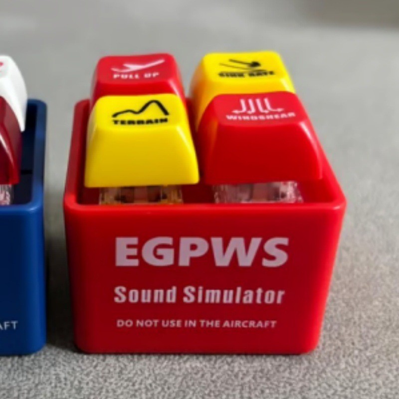 [ใหม่]พวงกุญแจนาฬิกาปลุกนักบินและลูกเรือพร้อมสต็อก: เสียง EGPWS ที่สม ...