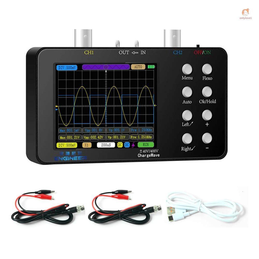 Compact Portable Digital Oscilloscope 50M Sampling Rate 10M Analogue ...