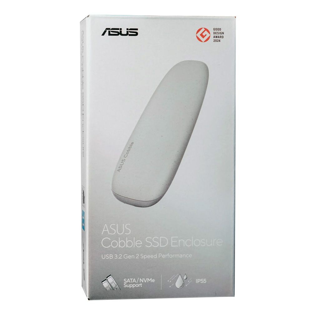 ASUS Cobble SSD Enclosure ESD-A1A (Gray) - USB-C 3.2 Gen 2x1, for NVMe ...