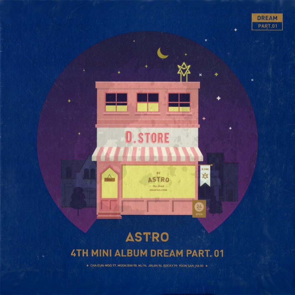 ASTRO – Dream Part 01 (อัลบั้มมินิ 4 ปี Night Ver. พร้อมโฟโต้การ์ด 3 ใบ) | Shopee Thailand
