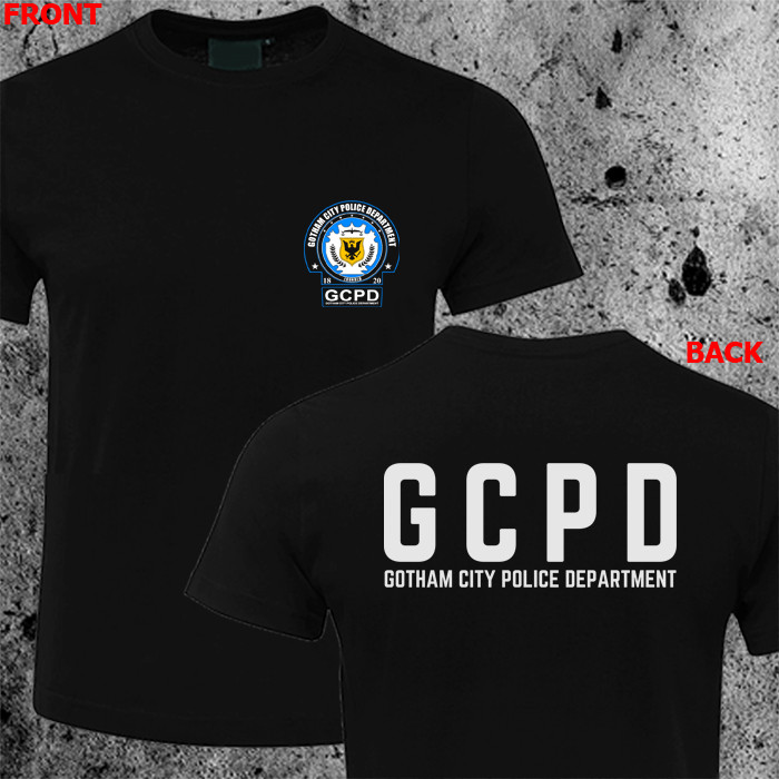 2025 เสื้อยืดโลโก้ Batman Gotham City Police Station Swat Gcpd Hq ...