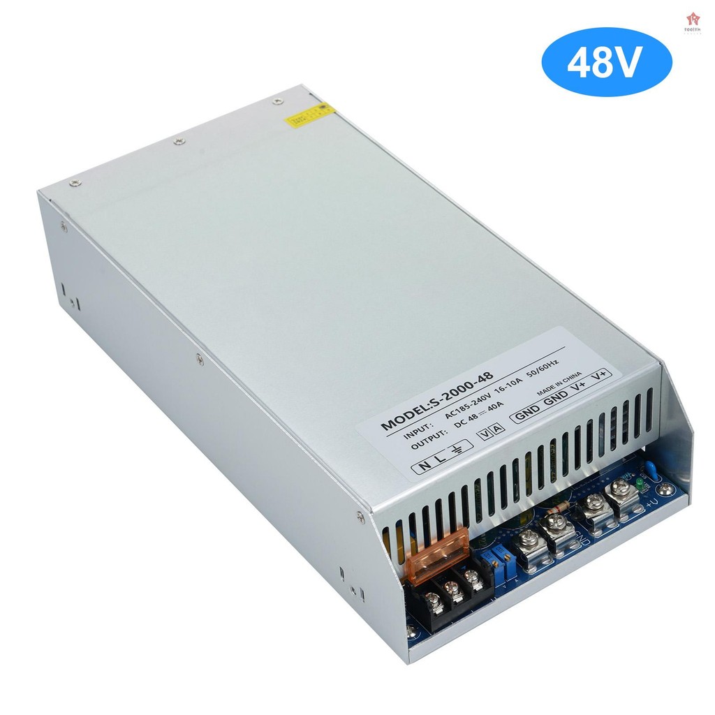 Switching Power Supply DC 48V 40A 2000W Power Adapter หม้อแปลงแรงดันไฟฟ้า AC 185 V-240 V to DC ...