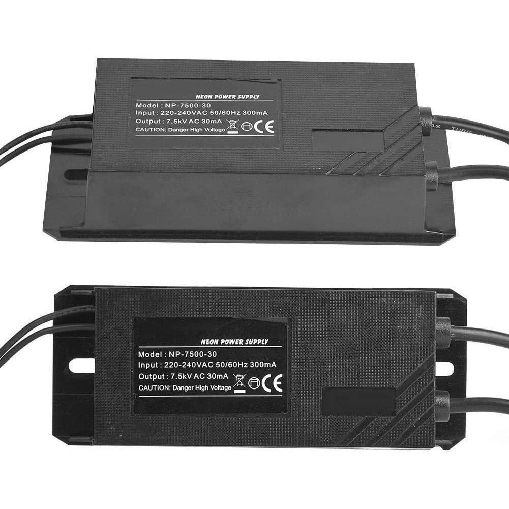[SWHOME] แหล่งจ่ายไฟไฟป้ายนีออน 7.5KV 7500V 30mA หม้อแปลงอิเล็กทรอนิกส์ ...