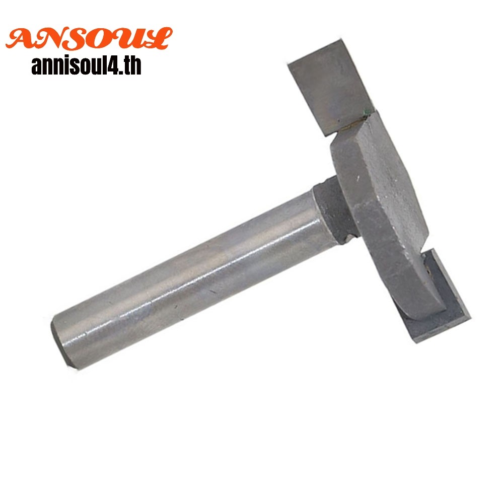 1/4 นิ้วก้านตรง T Slot Router Bit T-Track Woodwork Milling Cutter ...
